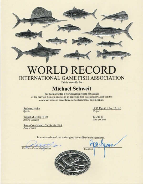 World Records – Channel Islands Sportfishing